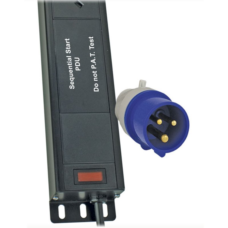 4 Way Sequential Start Neon Vertical Angled Left PDU-16A Commando - PDU ...